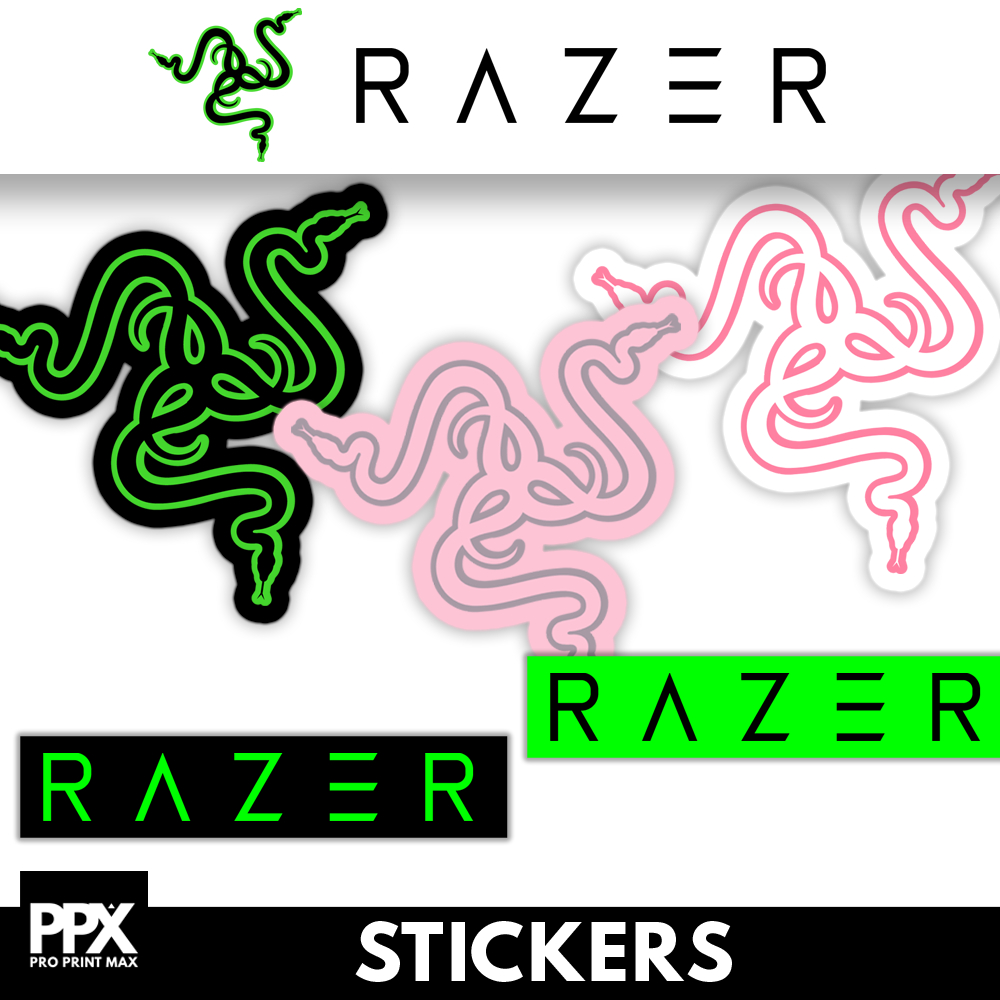 Razer Pink sticker decal Waterproof, Fadeproof Car sticker car decal ...