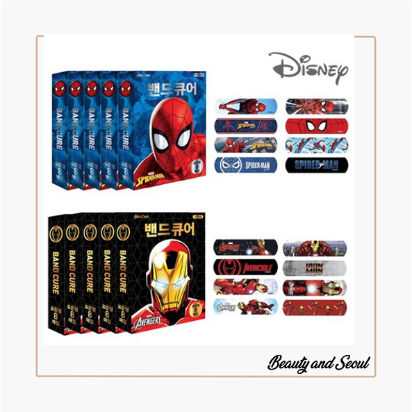 [DAISO] Marvel Spiderman Ironman Band-aid Bandage for Kids and Adult ...