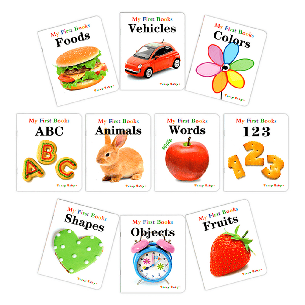 My First Book Baby Toddler Word Recognition Set Educational Books ...
