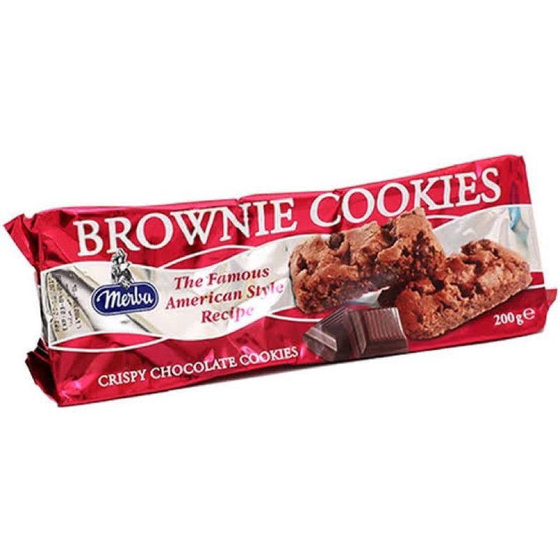 Merba The Famous Style Brownie Cookies 200g | Shopee Singapore