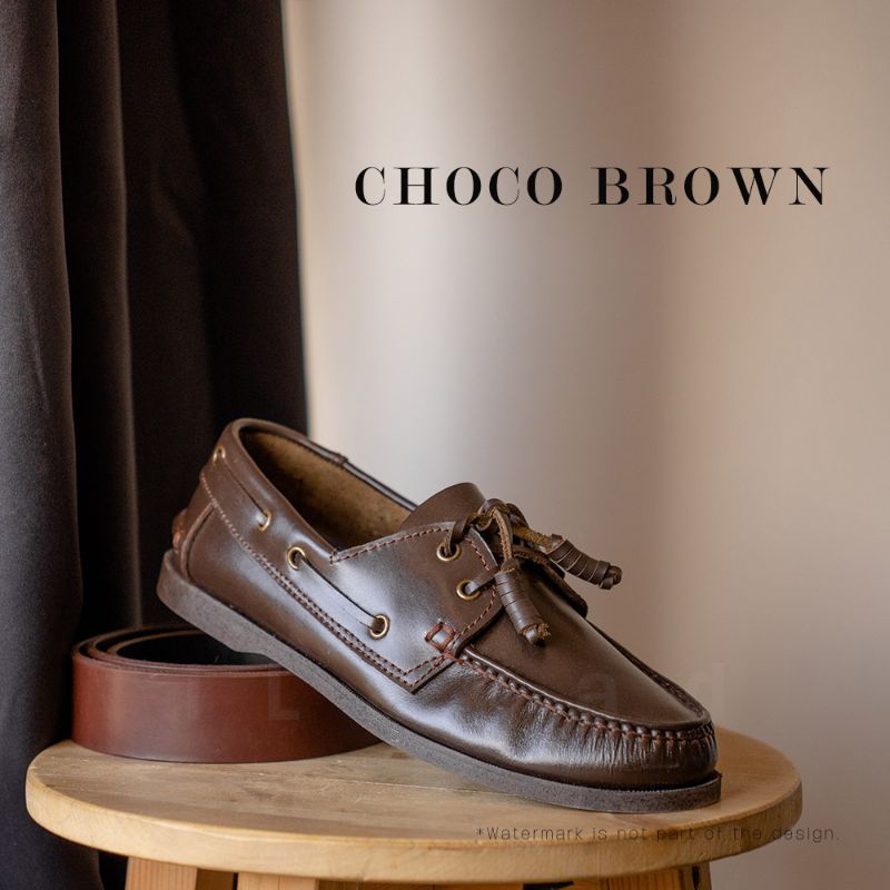 Ilakad Choco Brown Boat Shoes Men Topsider Leather Men Shoes Marikina ...