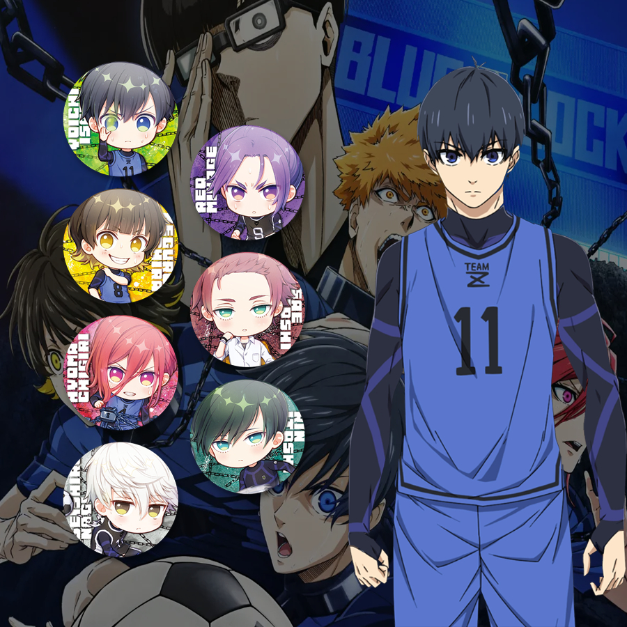 Blue Lock Anime Button Pins / Badge Batch B2 | Shopee Singapore
