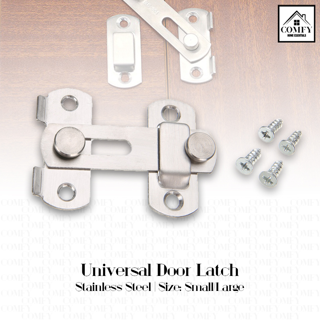 TS Universal Stainless Steel Safety Security Sliding Door Hasp Latch ...