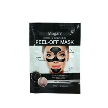 Megan Detox & Lightening Peel Off Charcoal Extract Mask 3.5g Sachet S4 ...