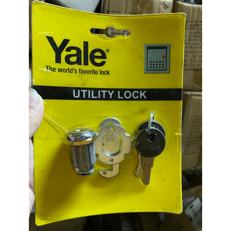 Yale Utility Cam Lock for Drawers, Wood or Metal Filing Cabinets, Mail ...