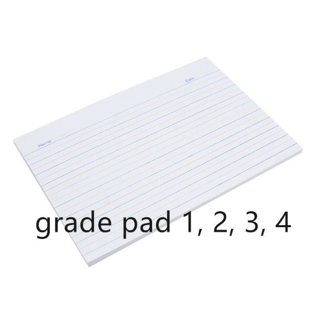 Pad Paper (Grade 1/2/3/4) (10pads) | Shopee Singapore