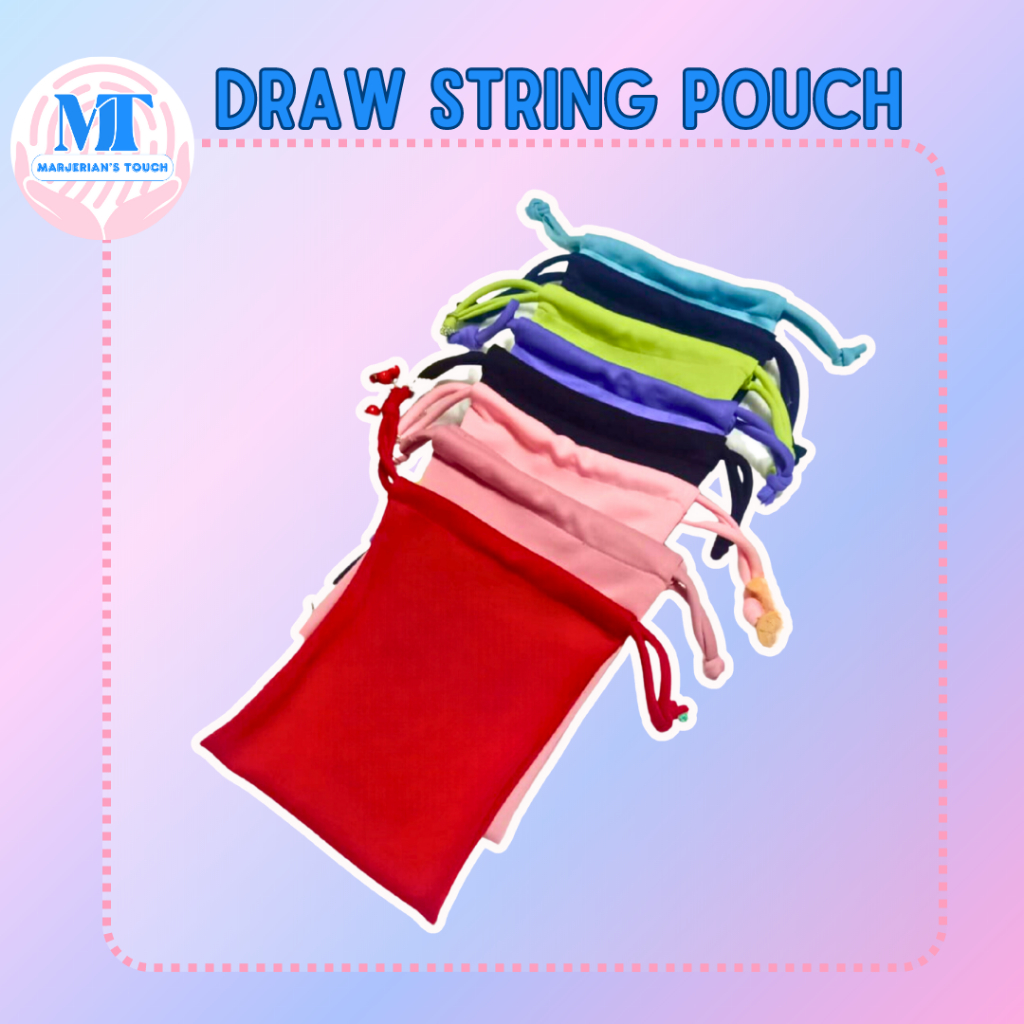 DRAW STRING POUCH FACE SHIELD POUCH WATER BOTTLE POUCH 1LITER WATER ...