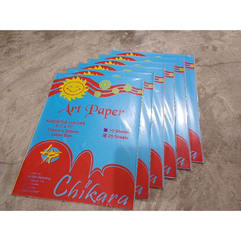 Chikara ART PAPER x6 packs (20 sheets/pack) | Shopee Singapore