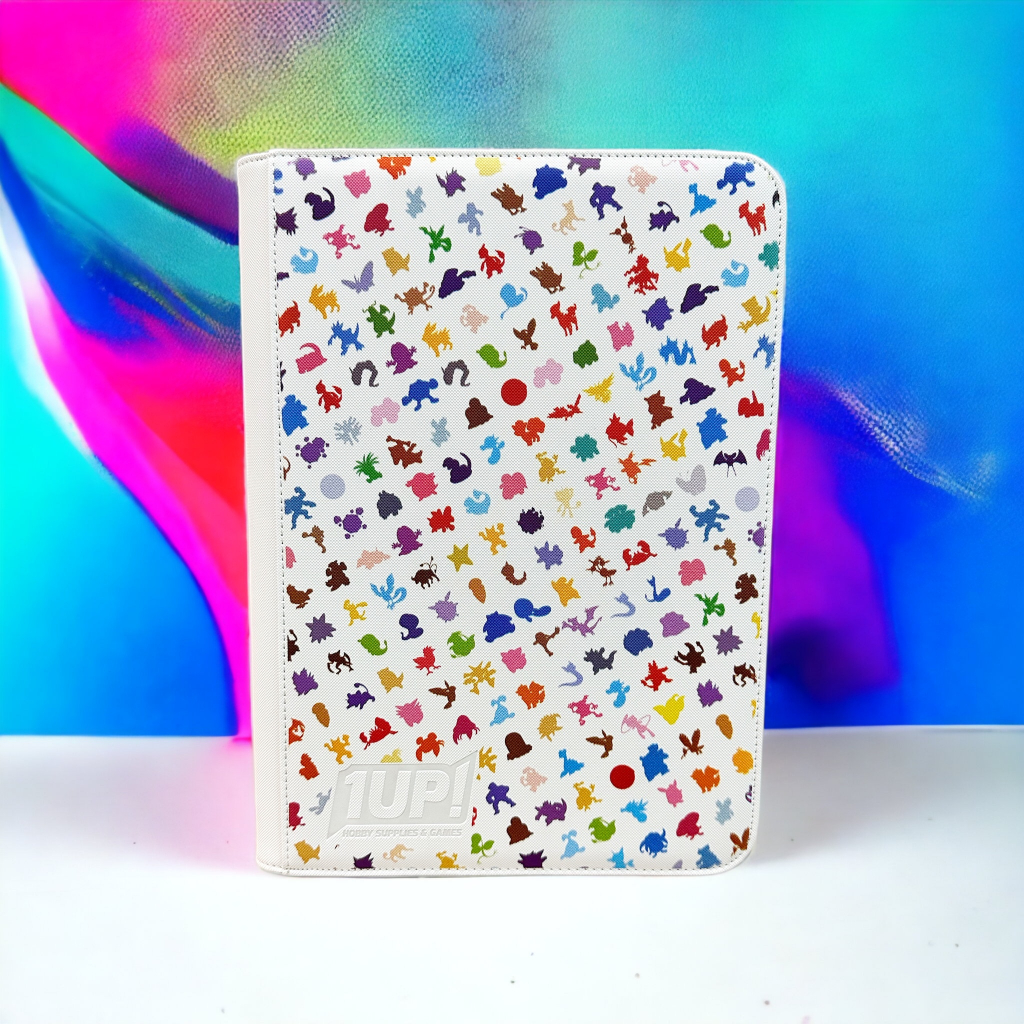 Pokemon 151 Printed White 9-Pocket Zipper Card Binder by 1UP | TCG ...
