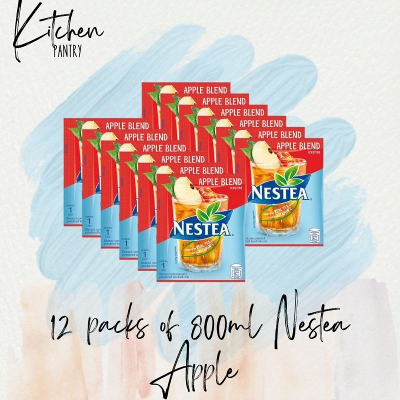 Nestea Iced Tea Apple Blend 20g x 12 packs | Shopee Singapore