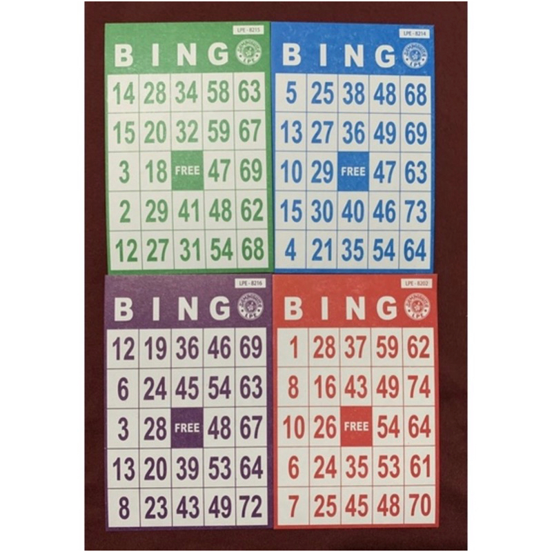 Sampaguita Bingo Cards 50 or 100 pcs | Shopee Singapore