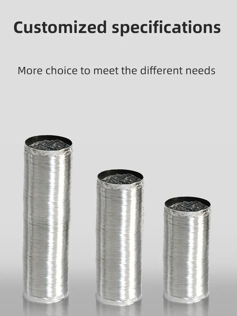 Universal Flexible exhaust Ventilator pipe Aluminum ventilator pipe ...