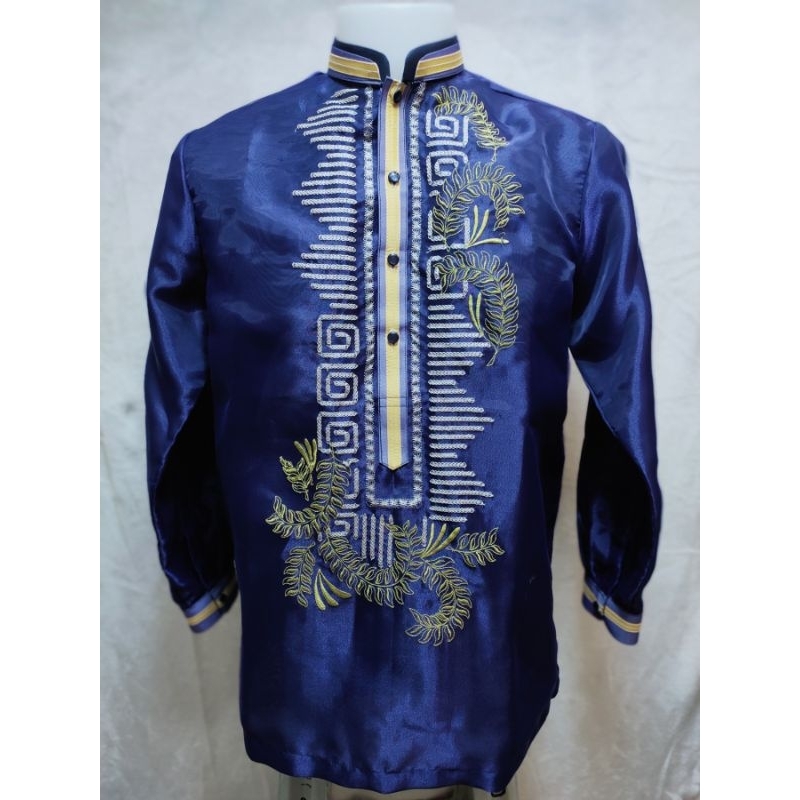 MODERN BARONG TAGALOG FOR MEN COLORED BARONG WITH LINNING | Shopee ...