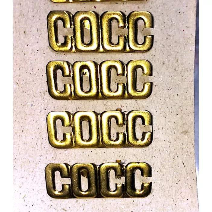 COCC PIN Silver/Gold ( SOLD PER PIECE ) | Shopee Singapore