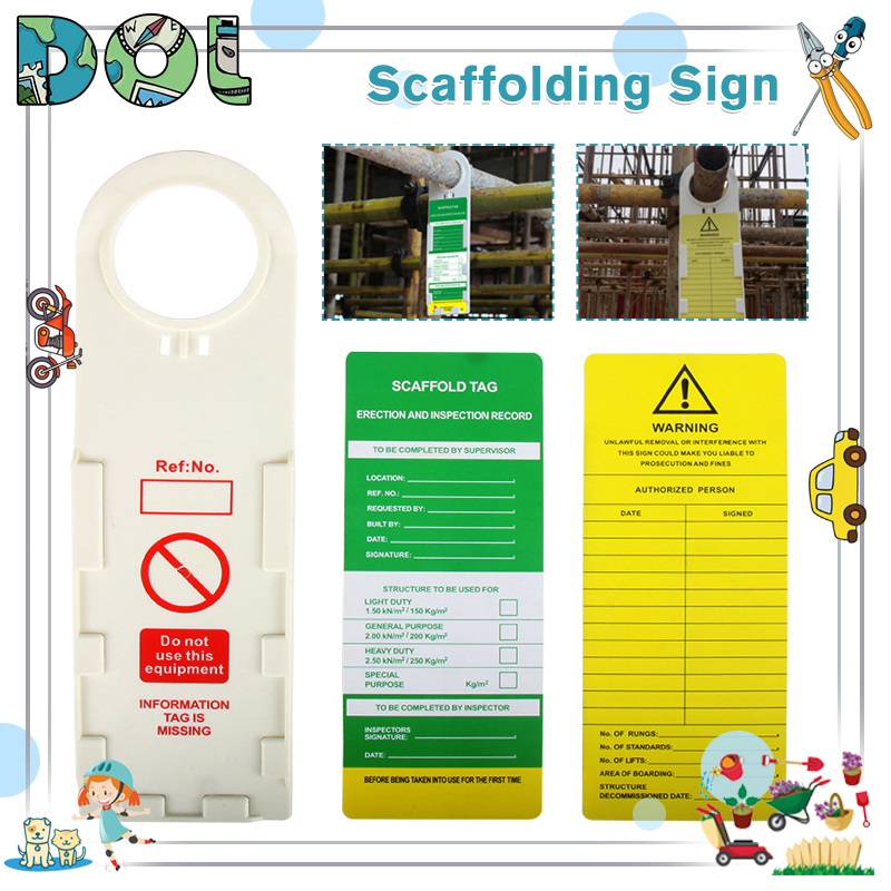 Pvc Safety Signage Safety Accident Prevention Labels Safety Scaffolding ...