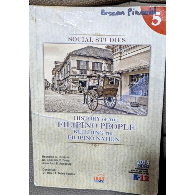 Social Studies 5: History of the Filipino People: Building the Filipino ...