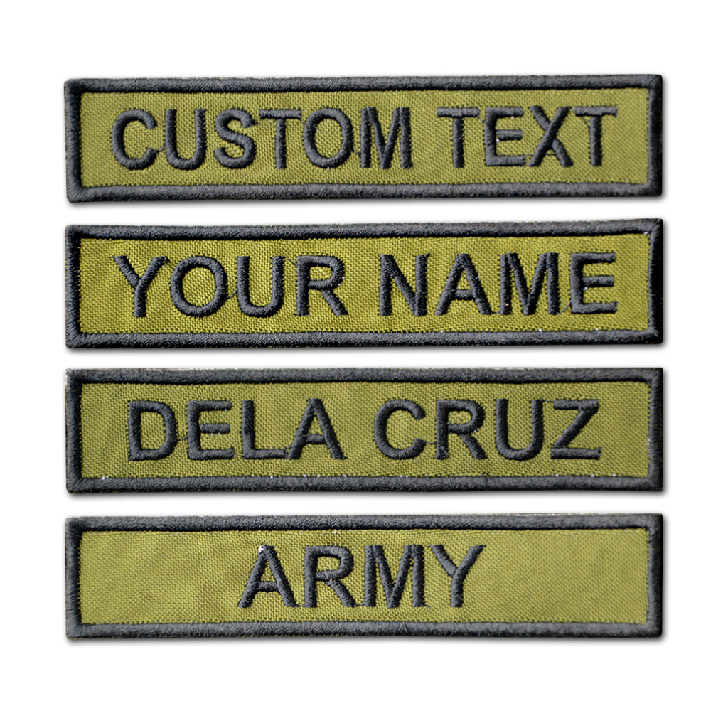 Philarpat Custom Embroidered Name Patch (Military Army Patch Cloth ...