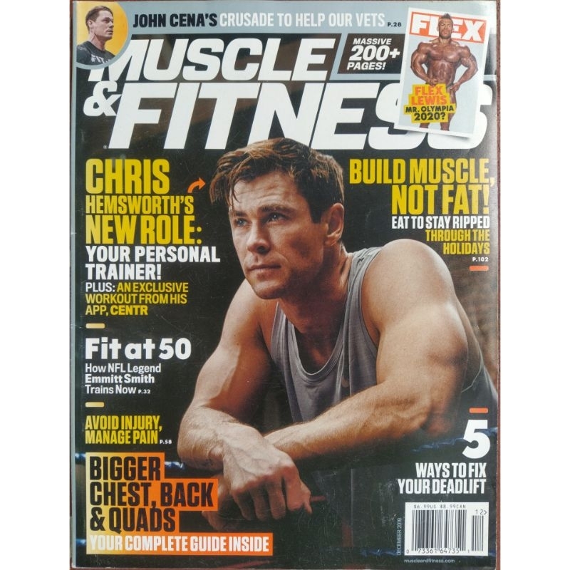 Muscle & Fitness Magazine - December 2019 Chris Hemsworth Cover ...