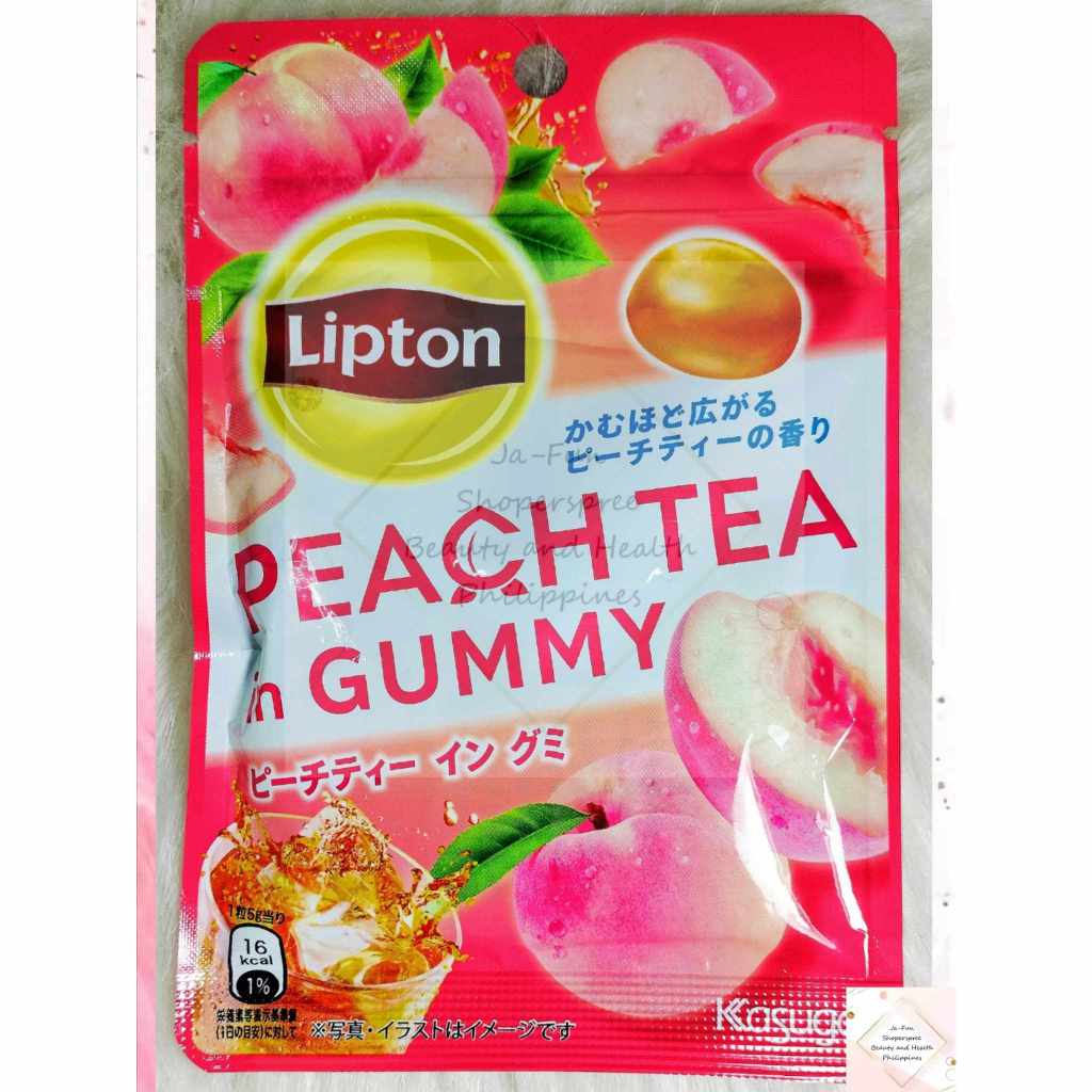 GUMMIES LIPTON PEACH TEA GUMMY CANDIES ( KASUGAI JAPAN ) | Shopee Singapore