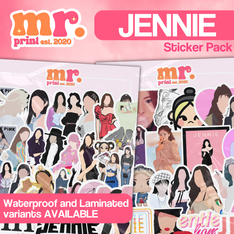 50 PCS| JENNIE KIM BLACKPINK STICKERS KPOP BLACKPINK LAPTOP LUGGAGE ...