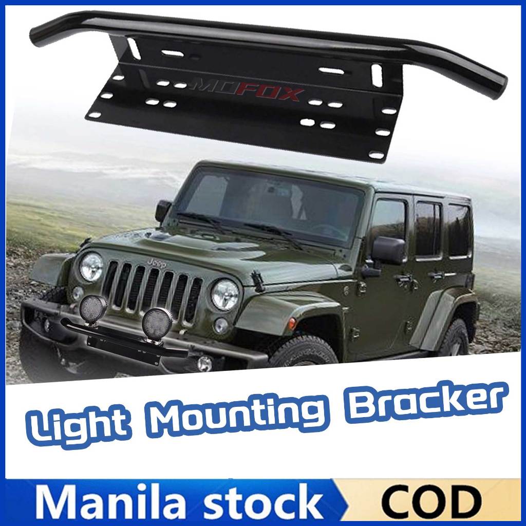 MOFOX Universal Car Number License Plate Holder Frame Bull Bar Auto ...
