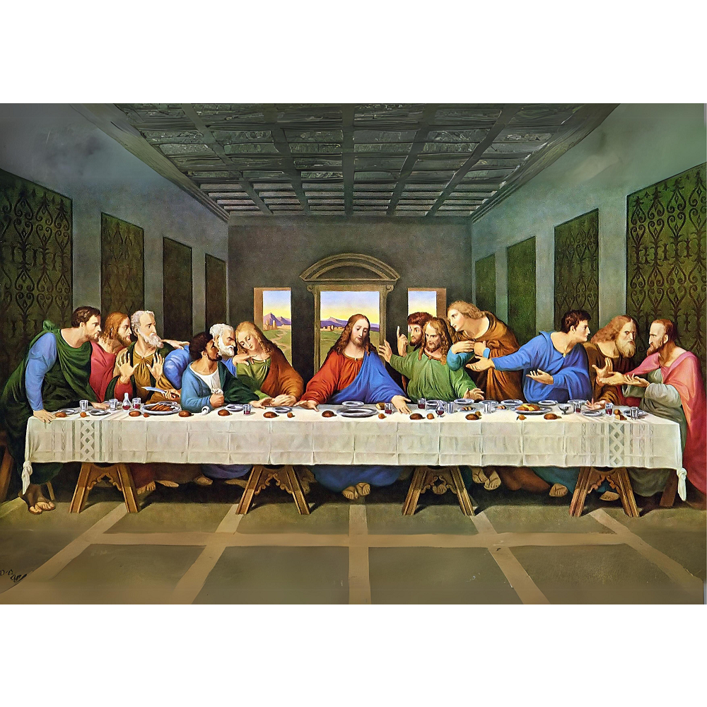 Scripture The Last Supper Poster Wall Home Decor Christian Catholic A4 ...