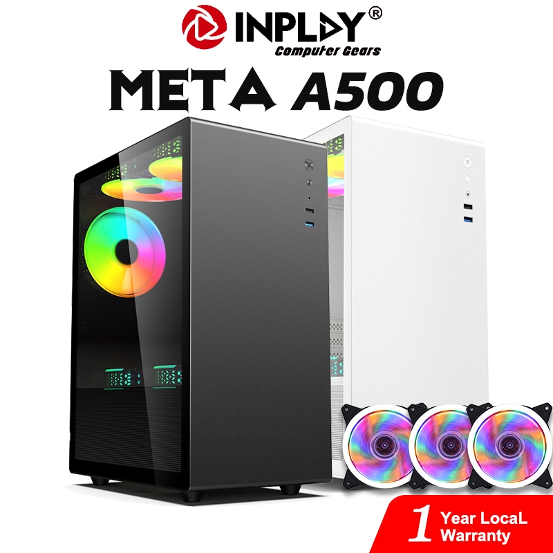 PC Case Inplay Case Meta A500 Gaming Computer Case Mid-Tower M-ATX ...