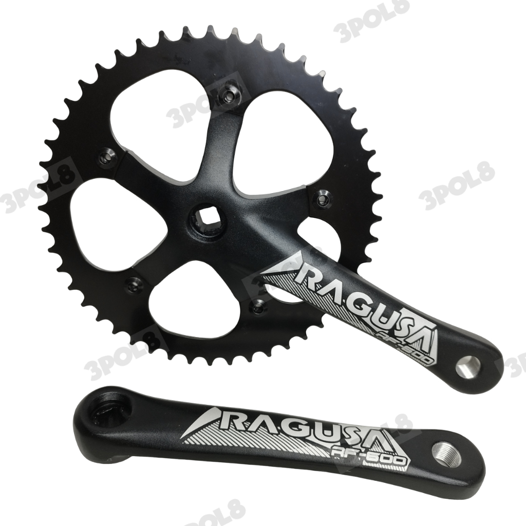Crankset Alloy 170mm Ragusa RF600 48T 52T Road Fixie Bike Folding Crank ...