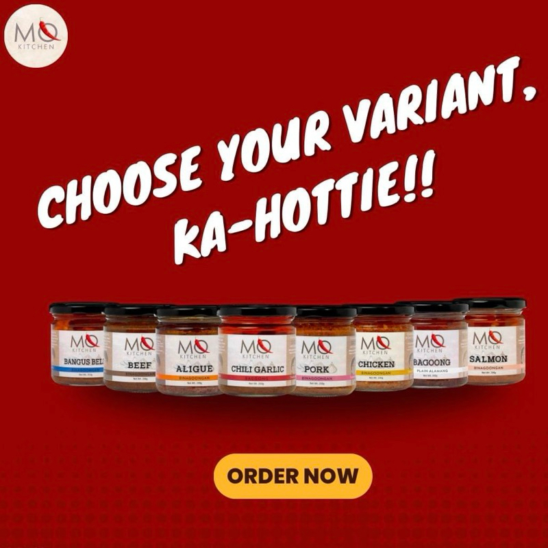 MQ Kitchen Bagoong by Sili Queen (Plain, Chicken, Chili Garlic, Pork ...