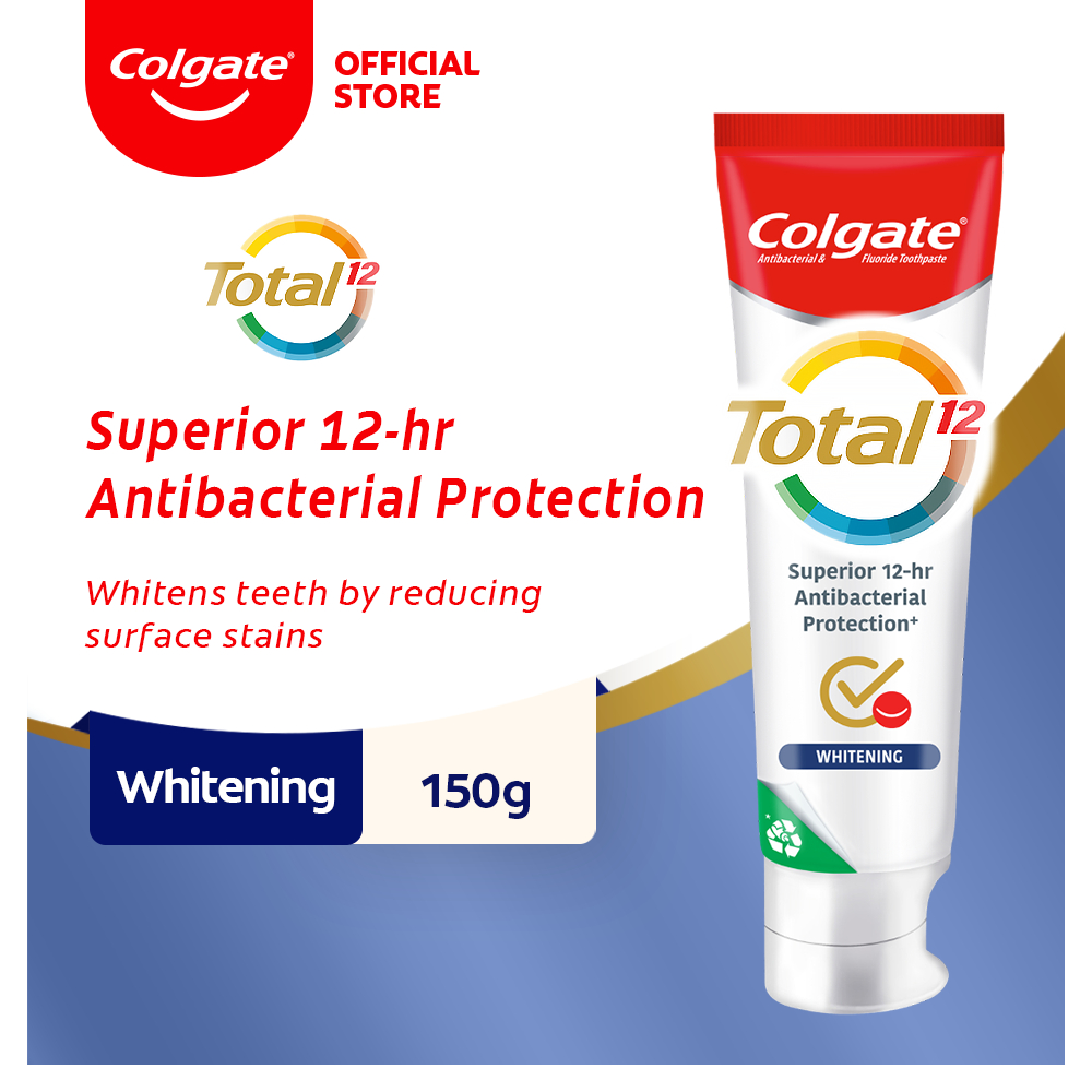 Colgate Total Antibacterial Toothpaste Fluoride Toothpaste with ...