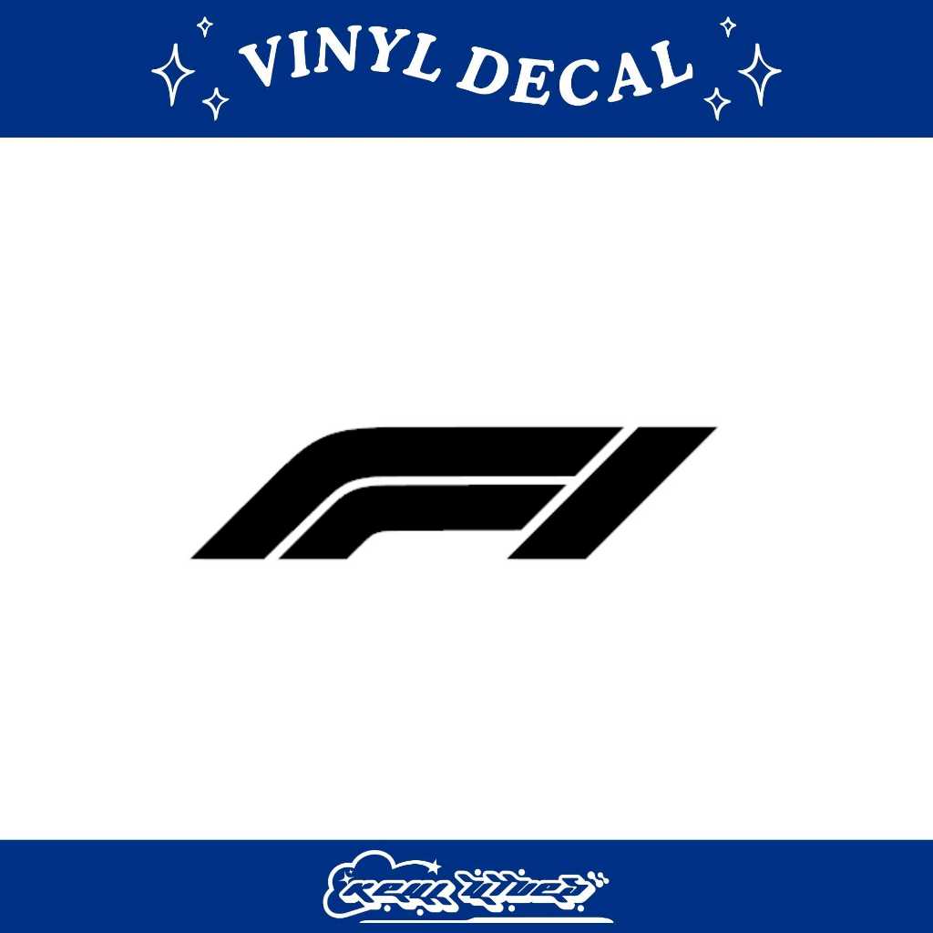 F1 Racing Logo Vinyl decal driver sports formula one sticker waterproof ...