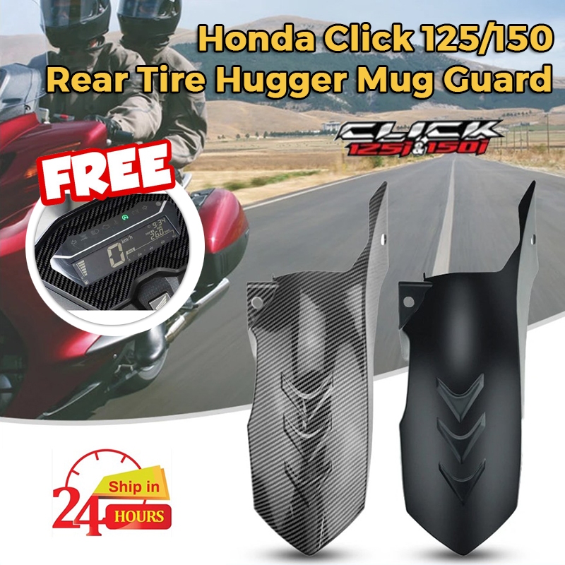 Rear Tire Hugger Mud Guard Honda Click 125i 150i v1/v2 Motorcycle GAME ...