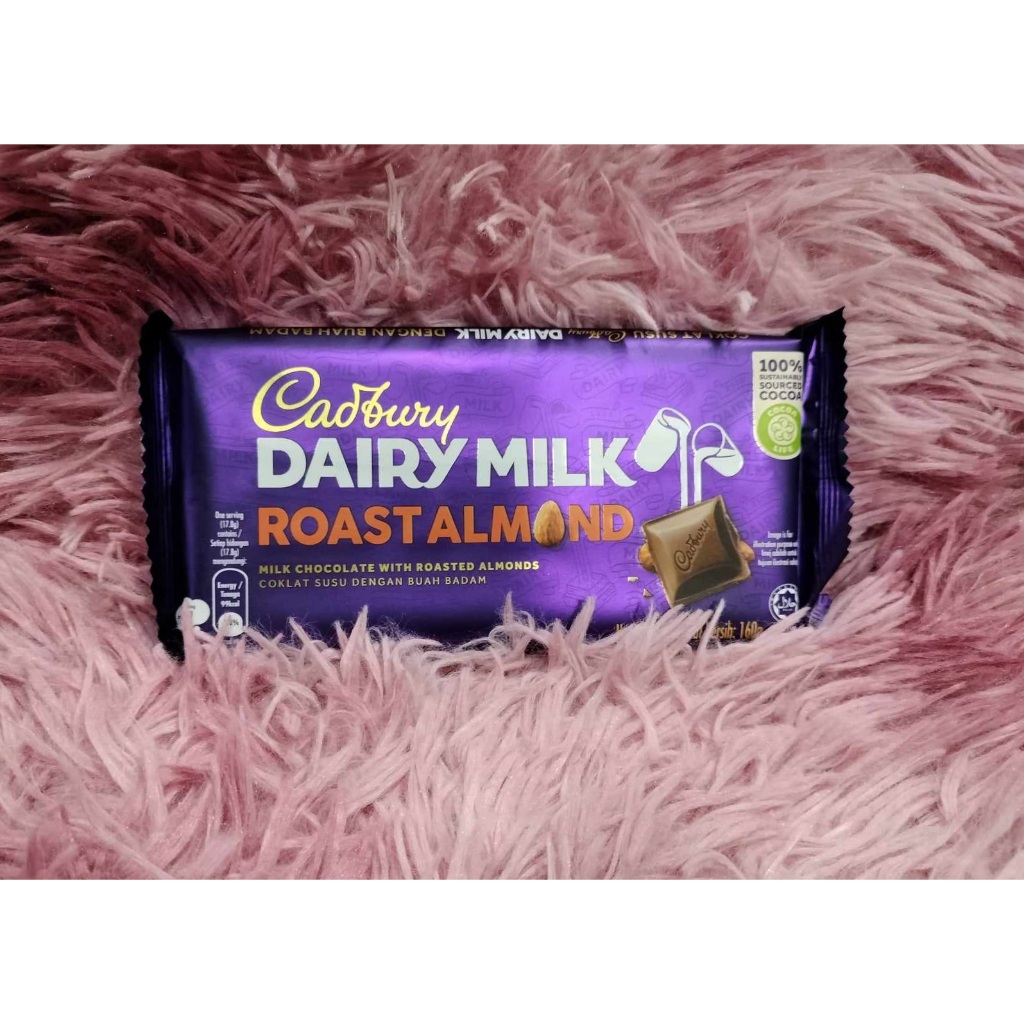 CADBURY DAIRY MILK ROAST ALMOND 160G | Shopee Singapore