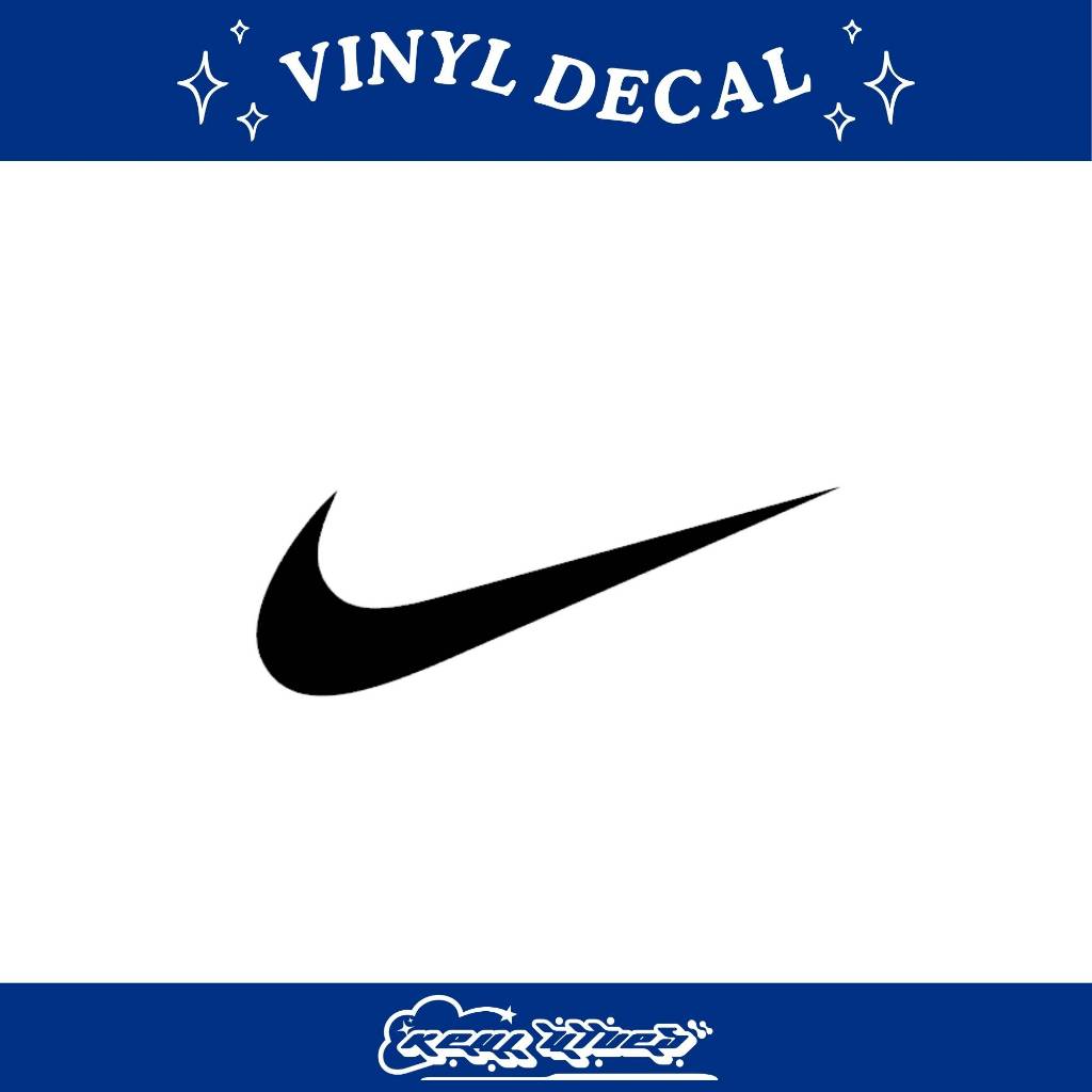 NIKE check swoosh logo vinyl decals brands shoes laptop tumbler sticker ...