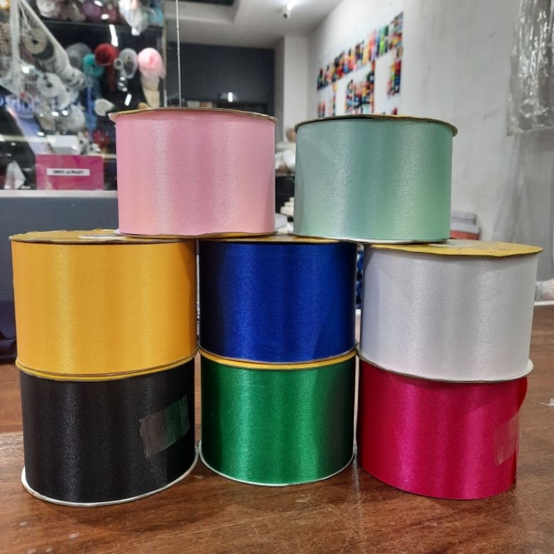 2.75” CE Satin Sash Ribbon (50y Per Roll) | Shopee Singapore