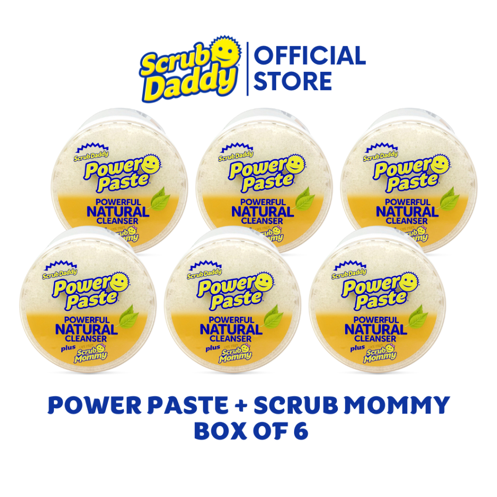 Scrub Daddy Power Paste with Scrub Mommy Box of 6 | Shopee Singapore