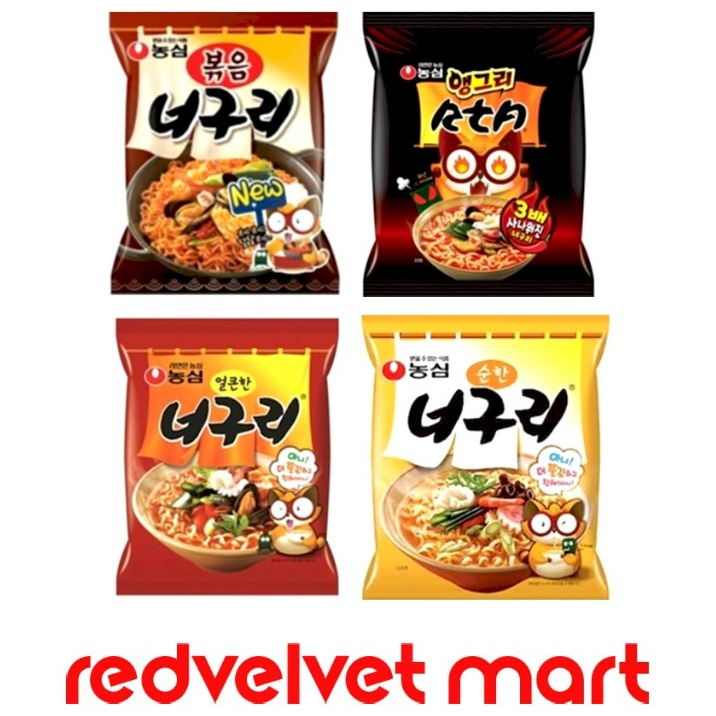 NONGSHIM ANGRY NEOGURI NOODLES 121G (MILD/SPICY/STIRFRY) | Shopee Singapore