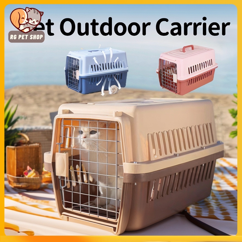Dog Cage Carrier Large Pet Carrier Travel Cage Cat Cage Airline ...