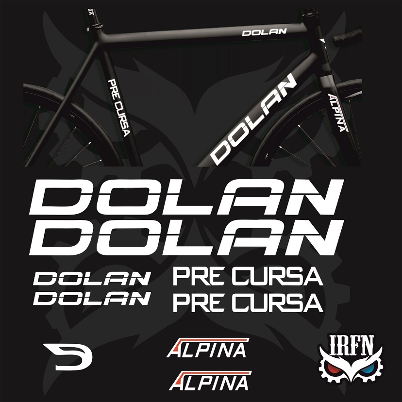 Dolan Pre Cursa Frame decal Sticker | Shopee Singapore