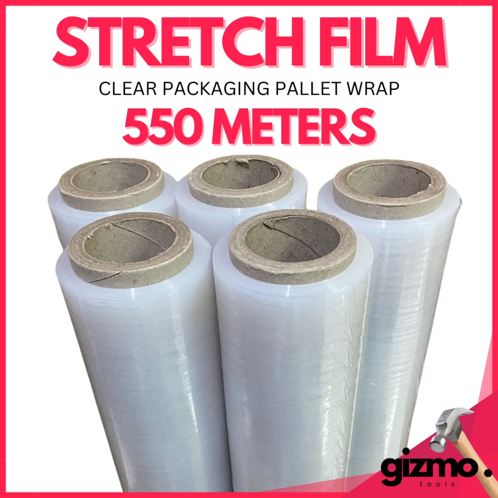 STRETCH FILM / JACK WRAP 20 Microns x 500mm Packaging Clear Plastic ...