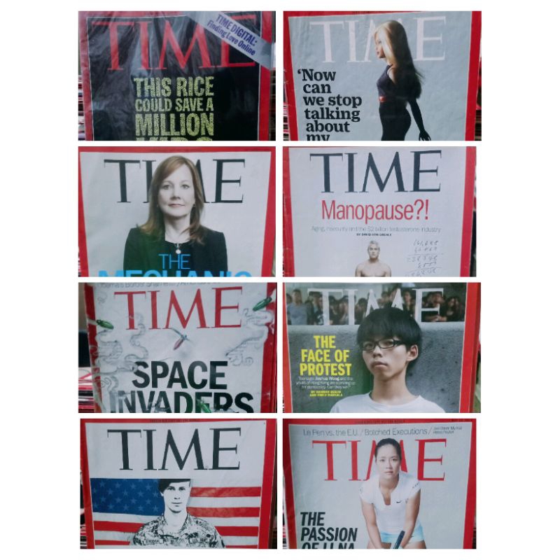 TIME Magazines Batch1 (Year issues) | Shopee Singapore