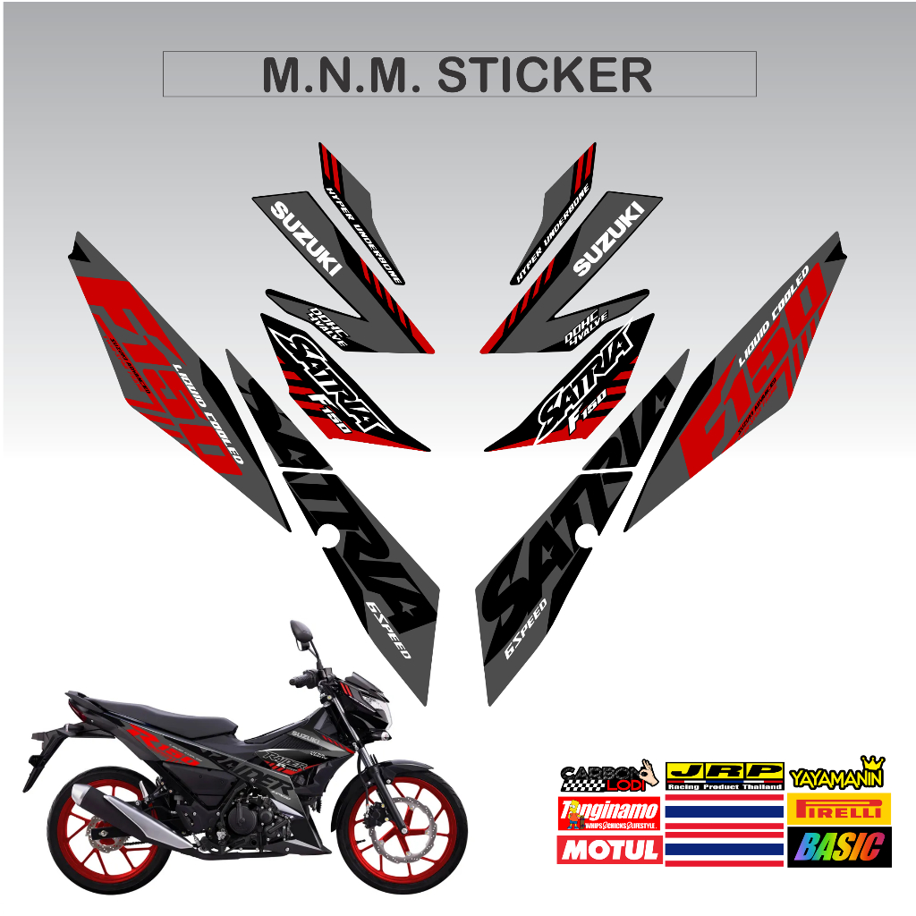 RAIDER 150 FI 2023 Decals Sticker With Freebies | Shopee Singapore