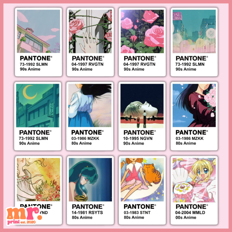 PANTONE ANIME VOL 1 STICKERS ANIME WATERPROOF STICKER | Shopee Singapore