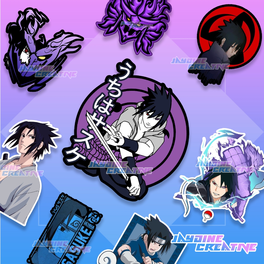 Jaydine Creative : Sasuke Uchiha Sticker (Kiss Cut Sticker ...