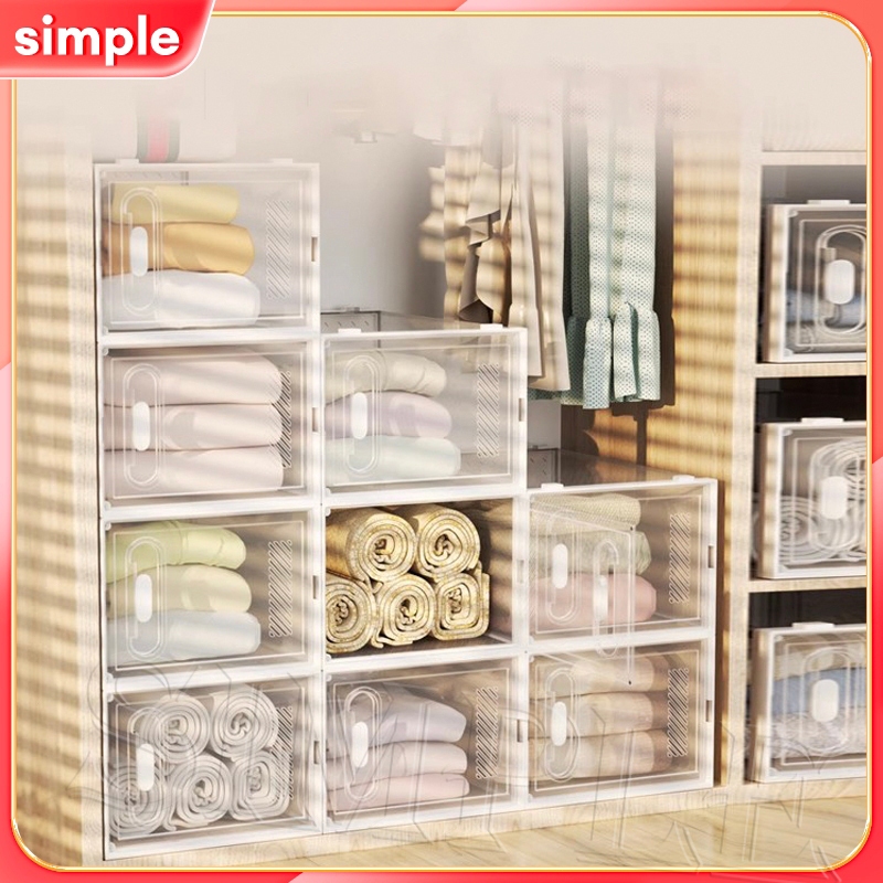 Shoe box clothing storage box Multifunctional storage box Large size ...