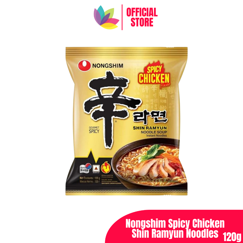 Nongshim Spicy Chicken Shin Ramyun Noodles (120g) | Shopee Singapore