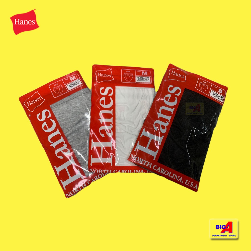 NEW!! Hanes Waistband Bikini Brief(5013) (1pc Only) | Shopee Singapore