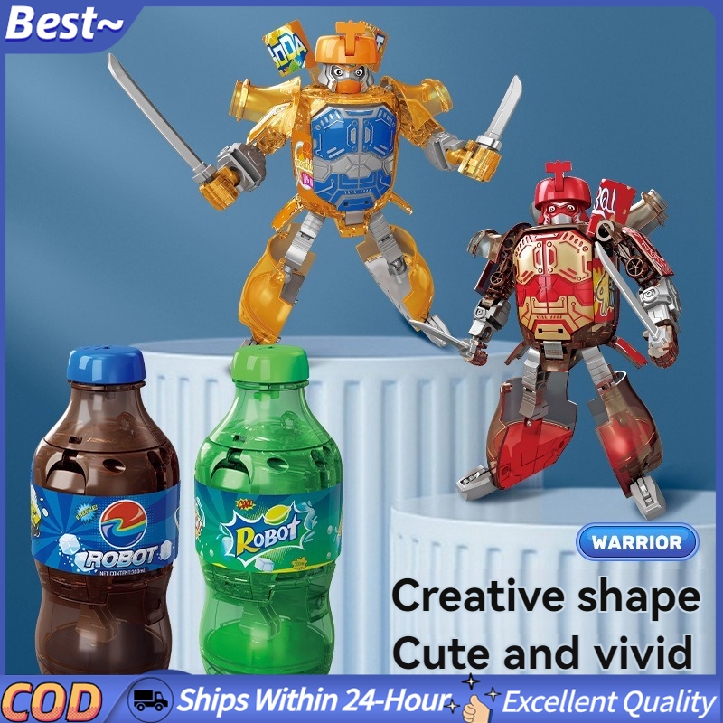 Creative Soda Transformers Toy Coke Can Model Battle Mecha Autobot ...