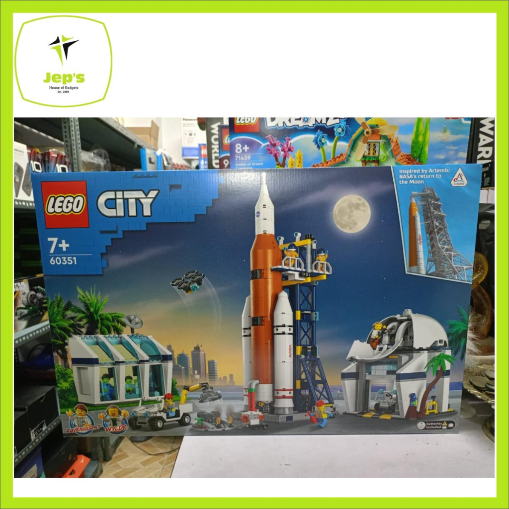 Lego City 60351 Rocket Launch Center (2022) | Shopee Singapore