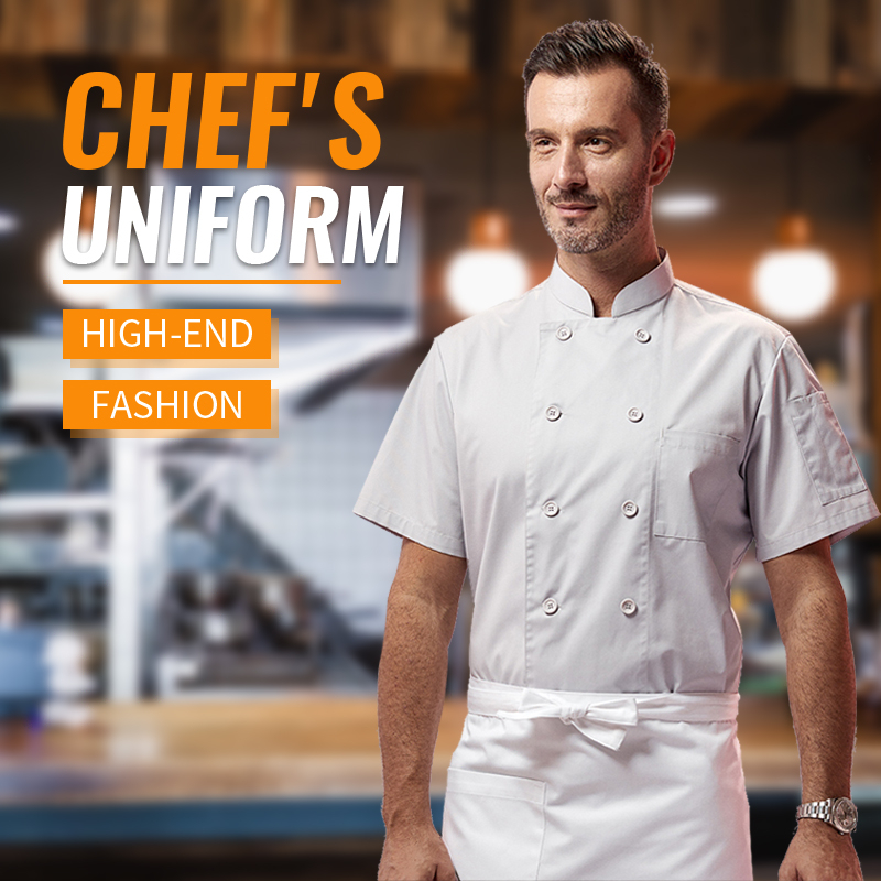 Chef Uniform Short Sleeve Chef Costume Chefs Uniform Chef Uniform For ...